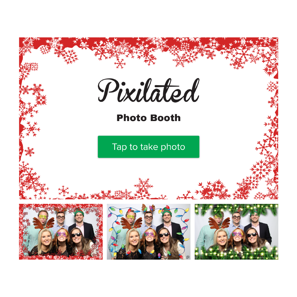 Holiday Essentials Photo Booth Bundle#N# – Pixilated