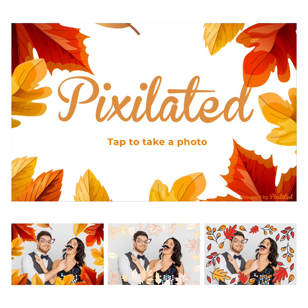 Fall Photo Booth Theme – Pixilated